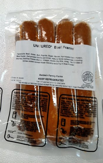 Baldwin Grassfed Hotdogs